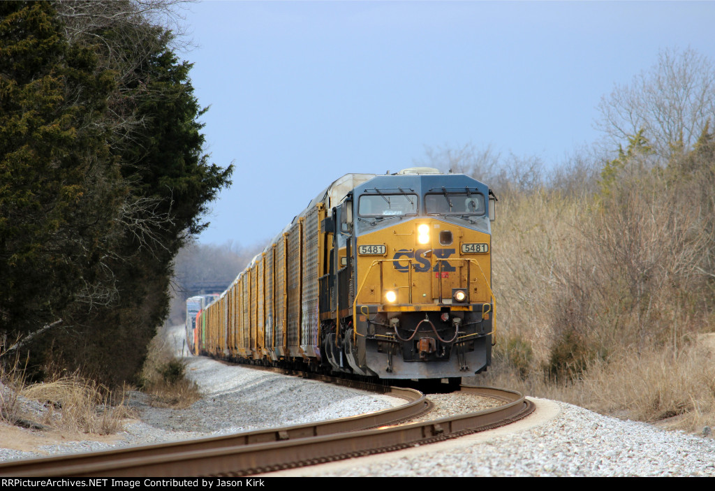 CSX 5481 Leads CSX Q 133 South